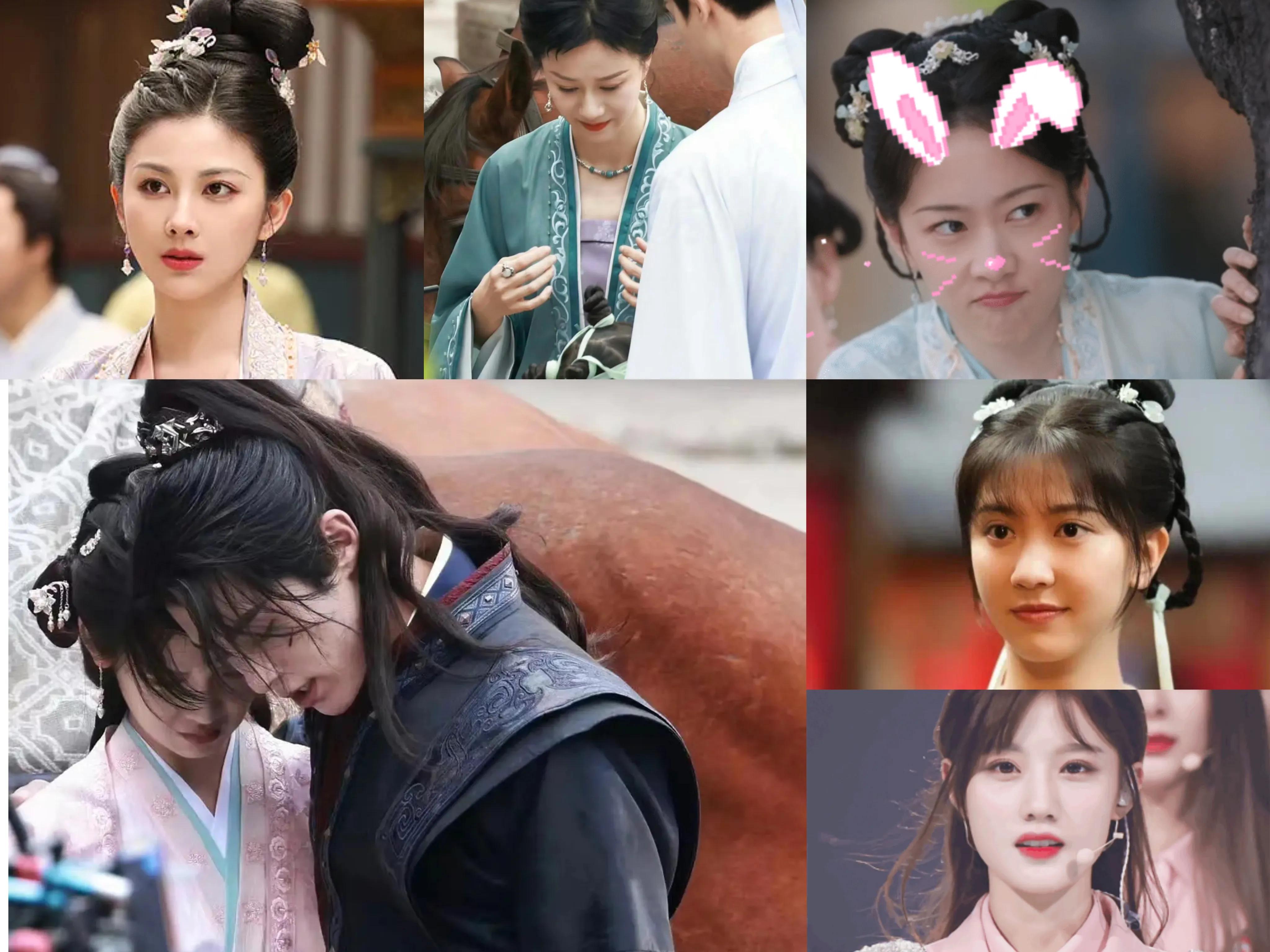 All members of the sister team in "Da Feng Da Chang Ren", Di Di is the ...