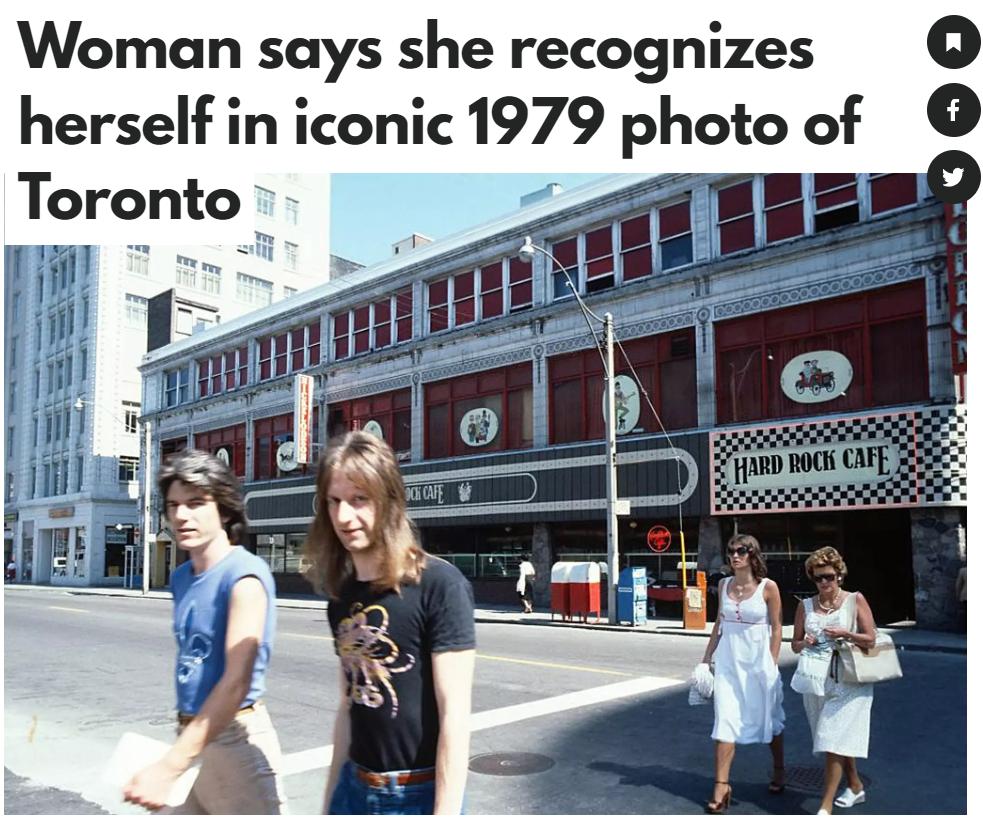 Real-life Titanic! Toronto woman: The woman in that old photo from 1979 ...