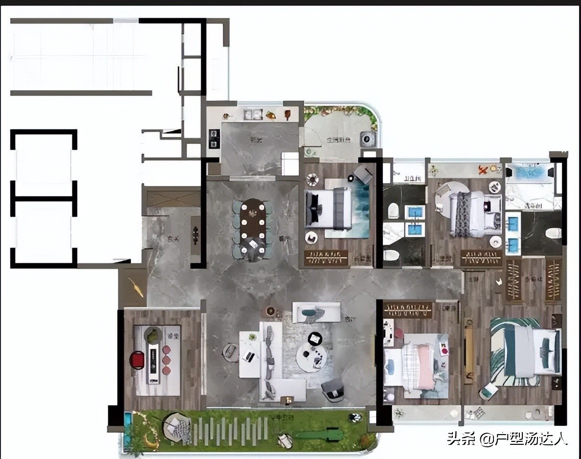 220 square meters of classic four-bedroom, do you like it? - iNEWS