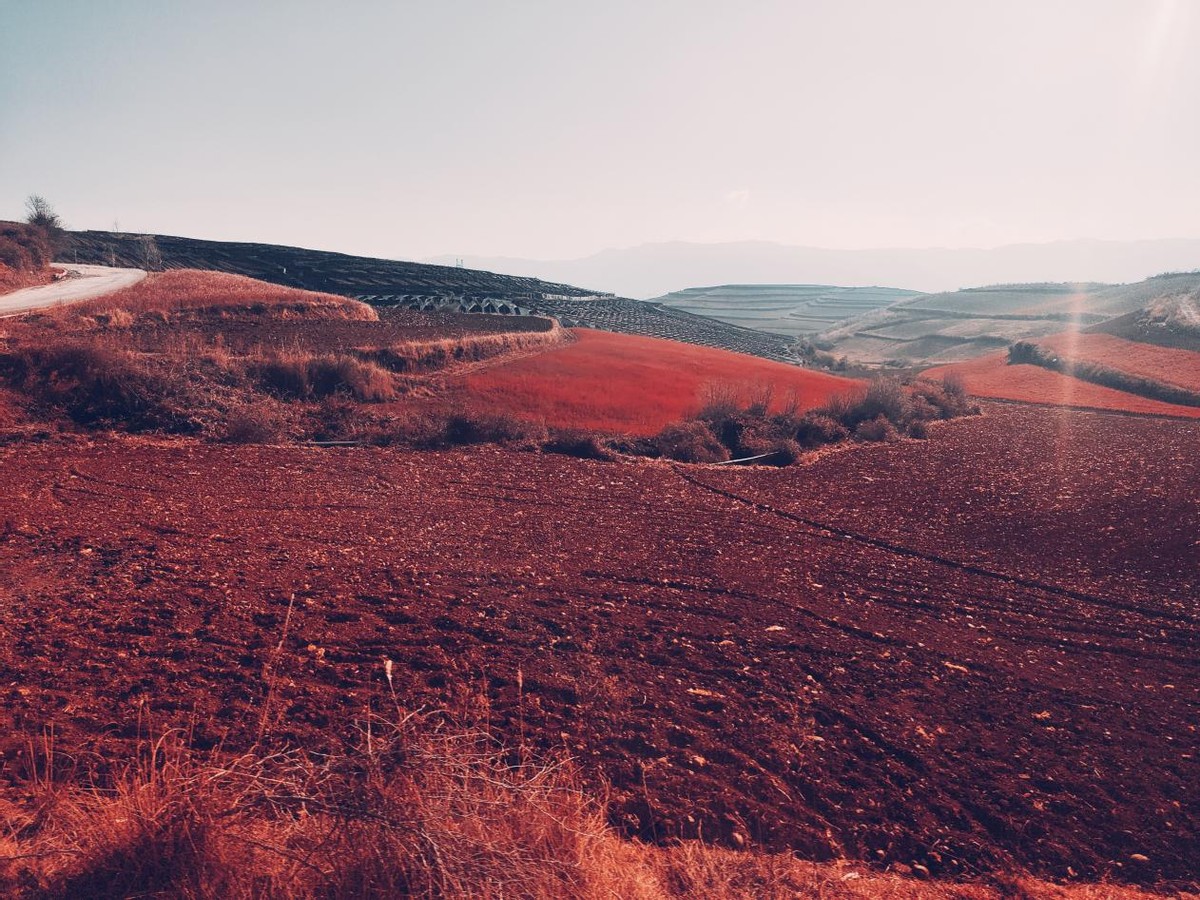 Stepping on the red soil and dyeing the red dust - iMedia