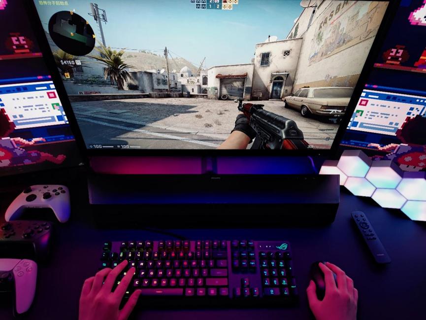 Enjoy the joy and excitement of the game Philips game audio and video ...