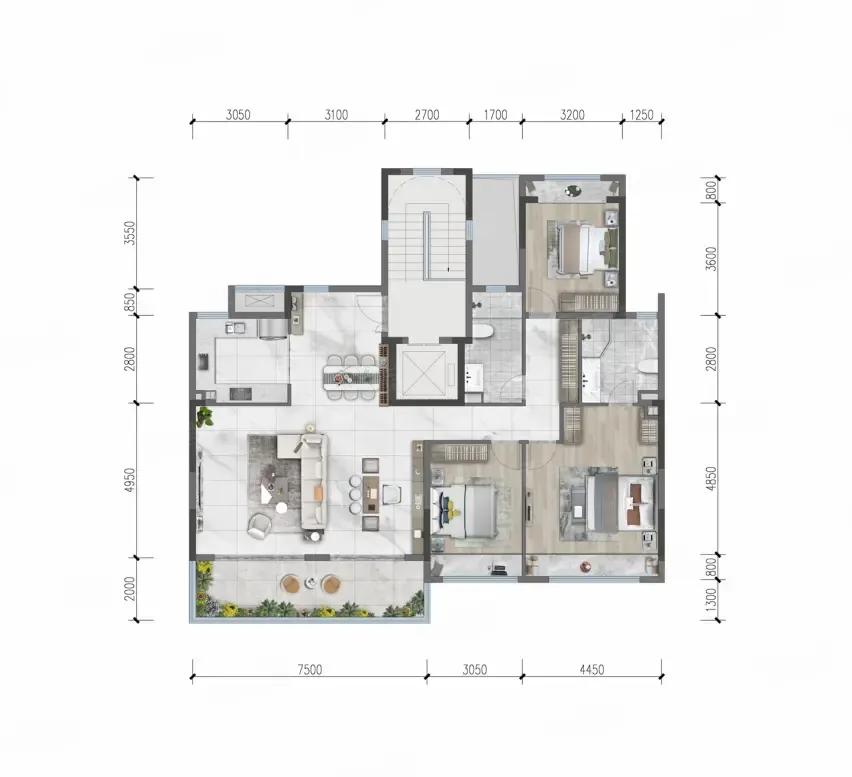 The 154-square-meter small flat-floor apartment is quite ideal! - iNEWS