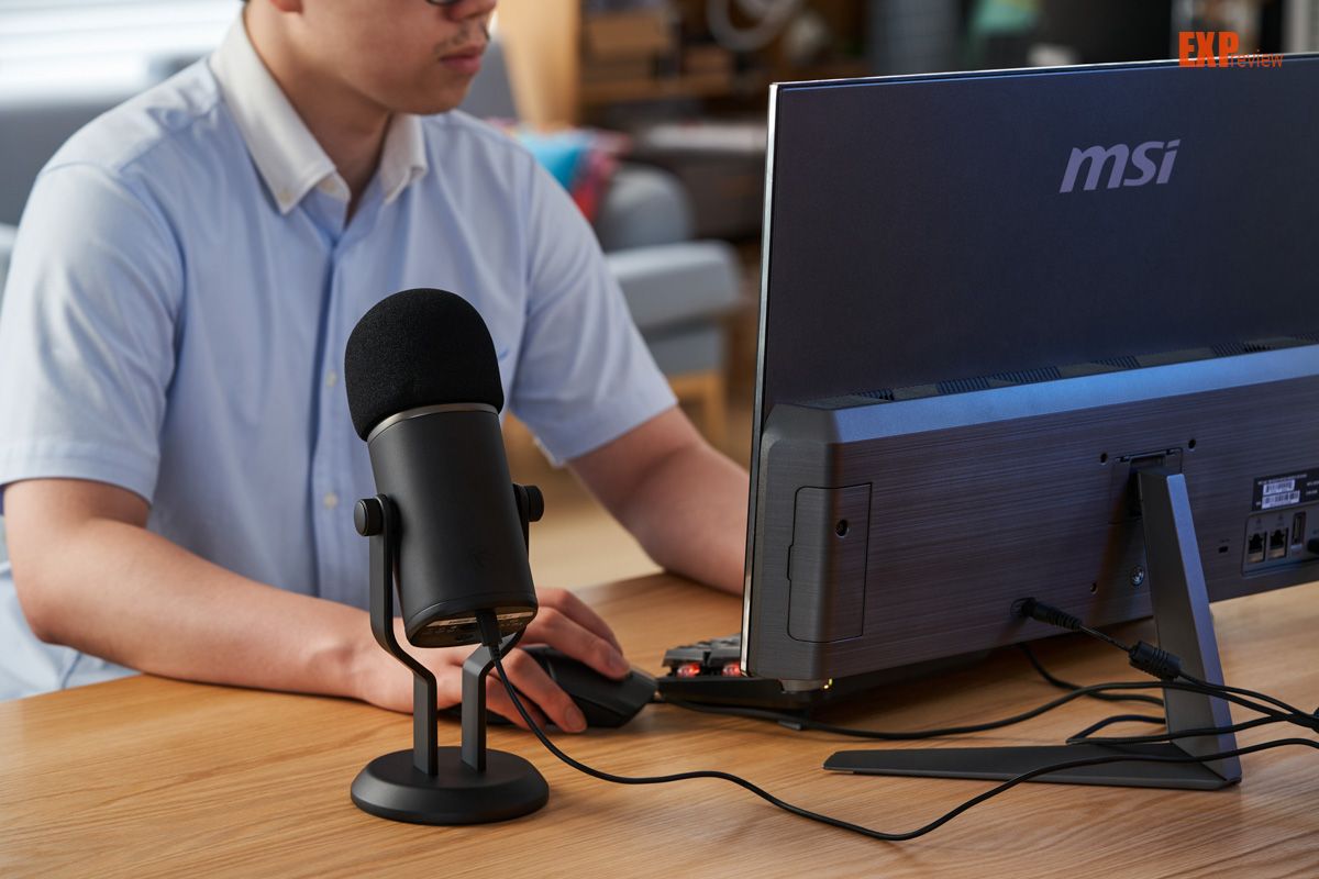 MSI GV60 streaming microphone experience: easy to use and functional ...