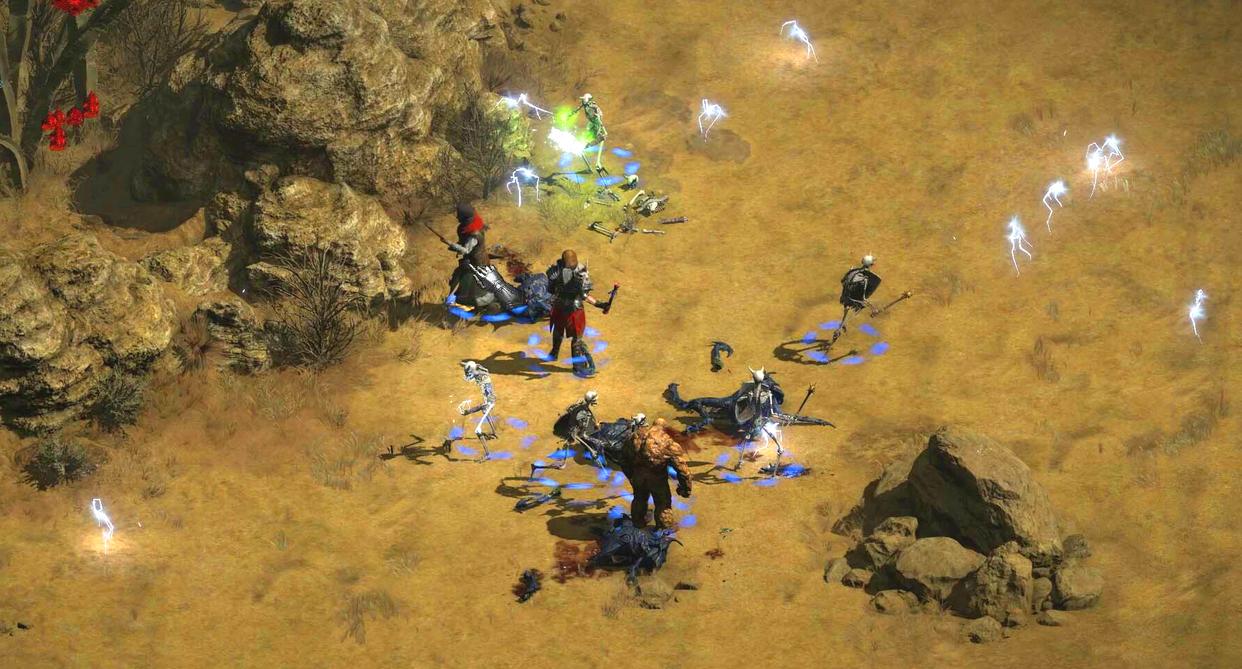 The most difficult mobs in Diablo 2 Act 2 - the Scarab Demon - iNEWS