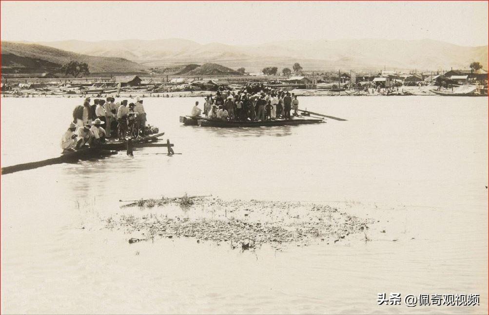The Grey Curtain Cave a hundred years ago, now the city of Tumen, walk ...