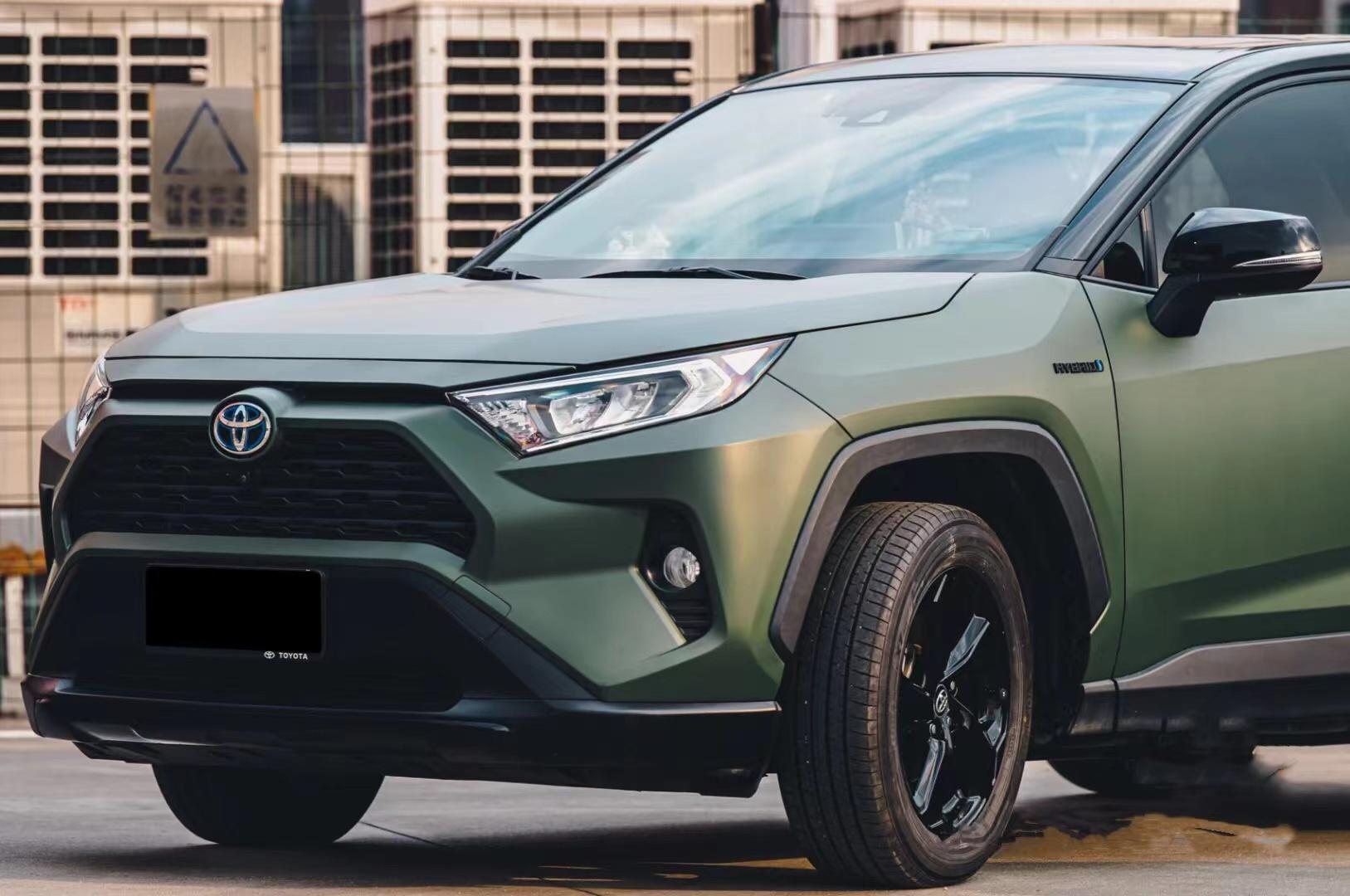 Toyota Rav4 Color Change Satin Army Green - iNEWS