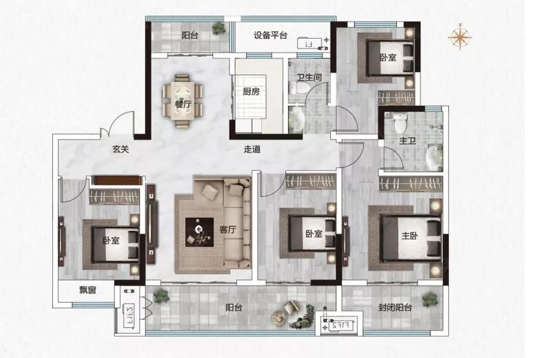 The most beautiful apartment of 140 square meters, with complete ...