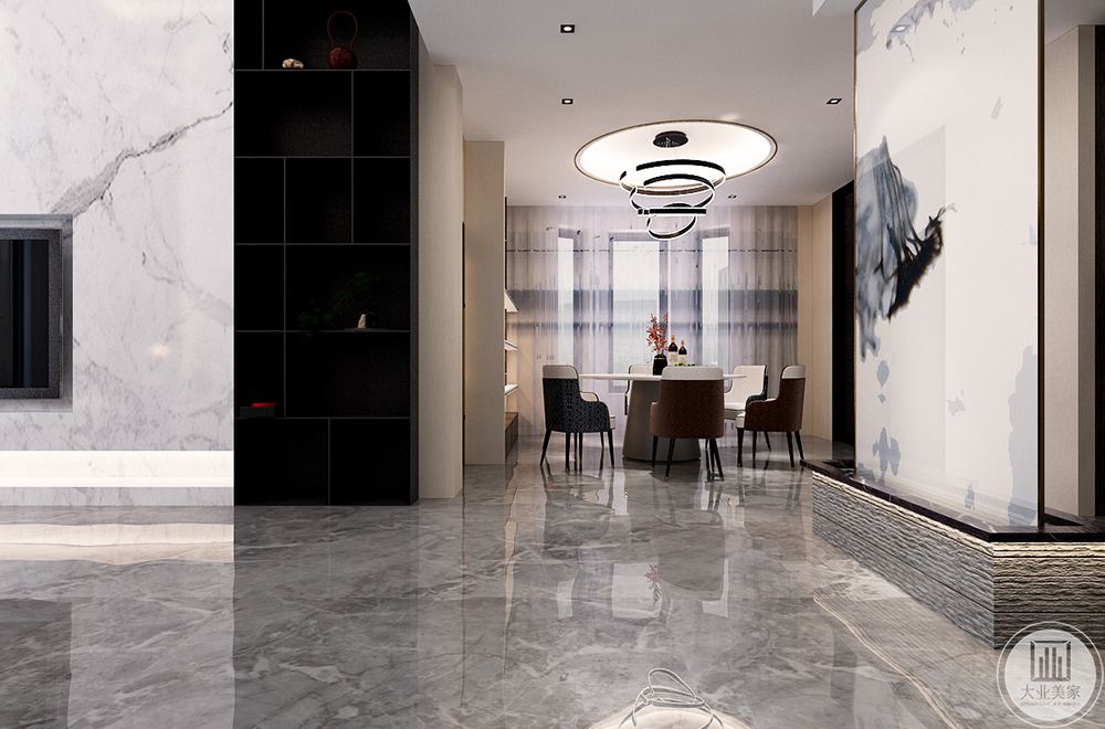 468 square meters of new Chinese style and the softness of wood to ...