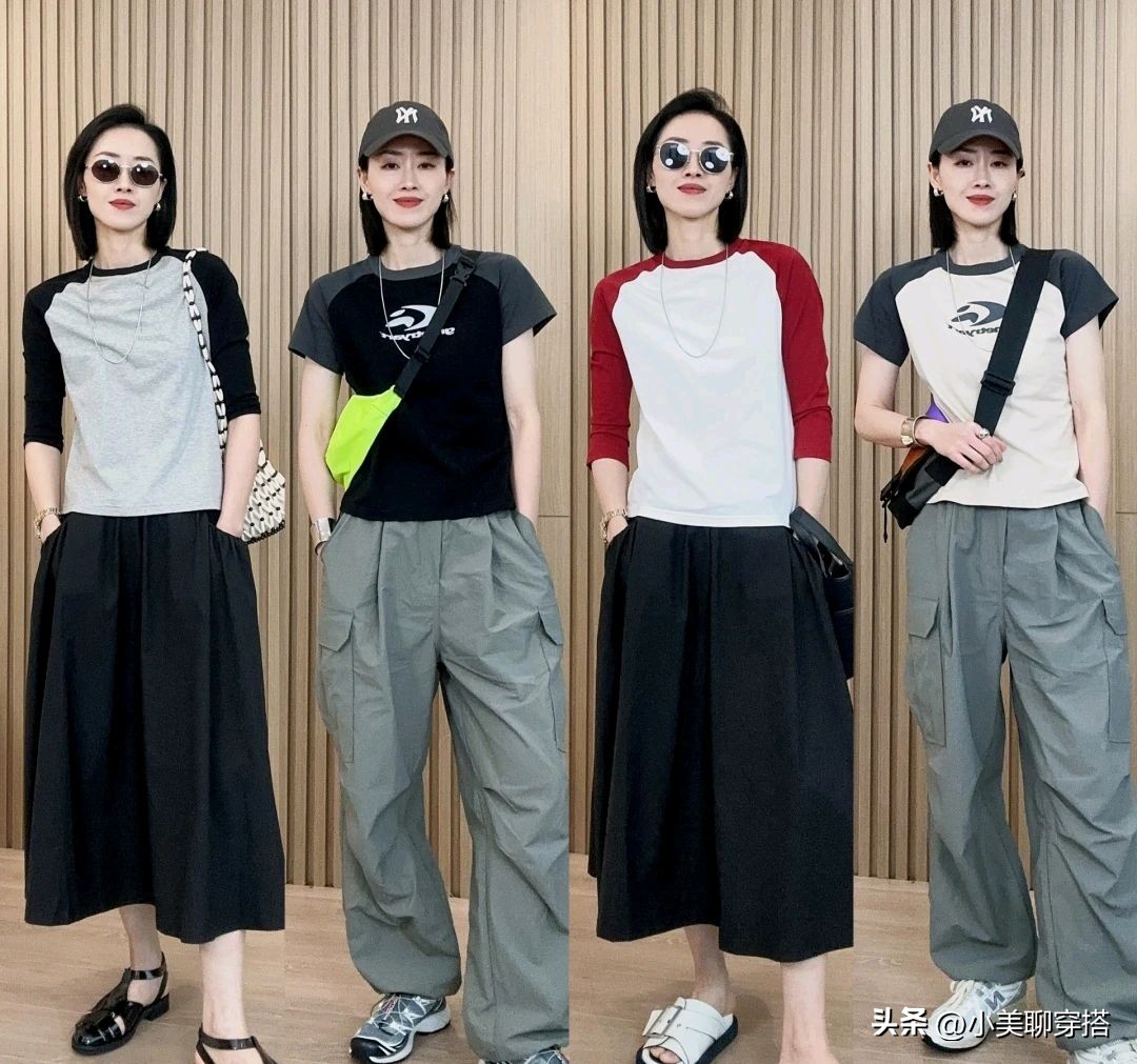 Simple T-shirts can be so fashionable, hurry up and learn from fashion ...