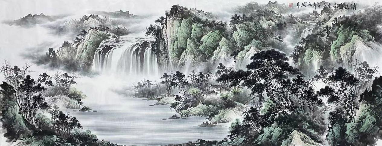 The artistic conception is far-reaching and the momentum is magnificent ...