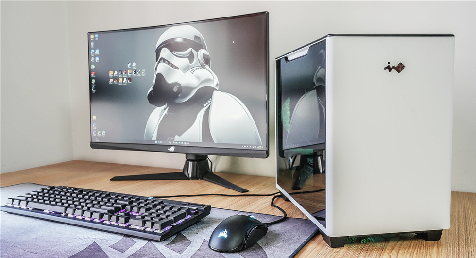 InWin White A3 Chassis + 13600K + B760M Steel Legend + Zotac 3060 Moon ...