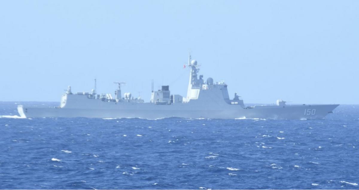 The two PLA ships entered the Western Pacific, or monitored the actions ...