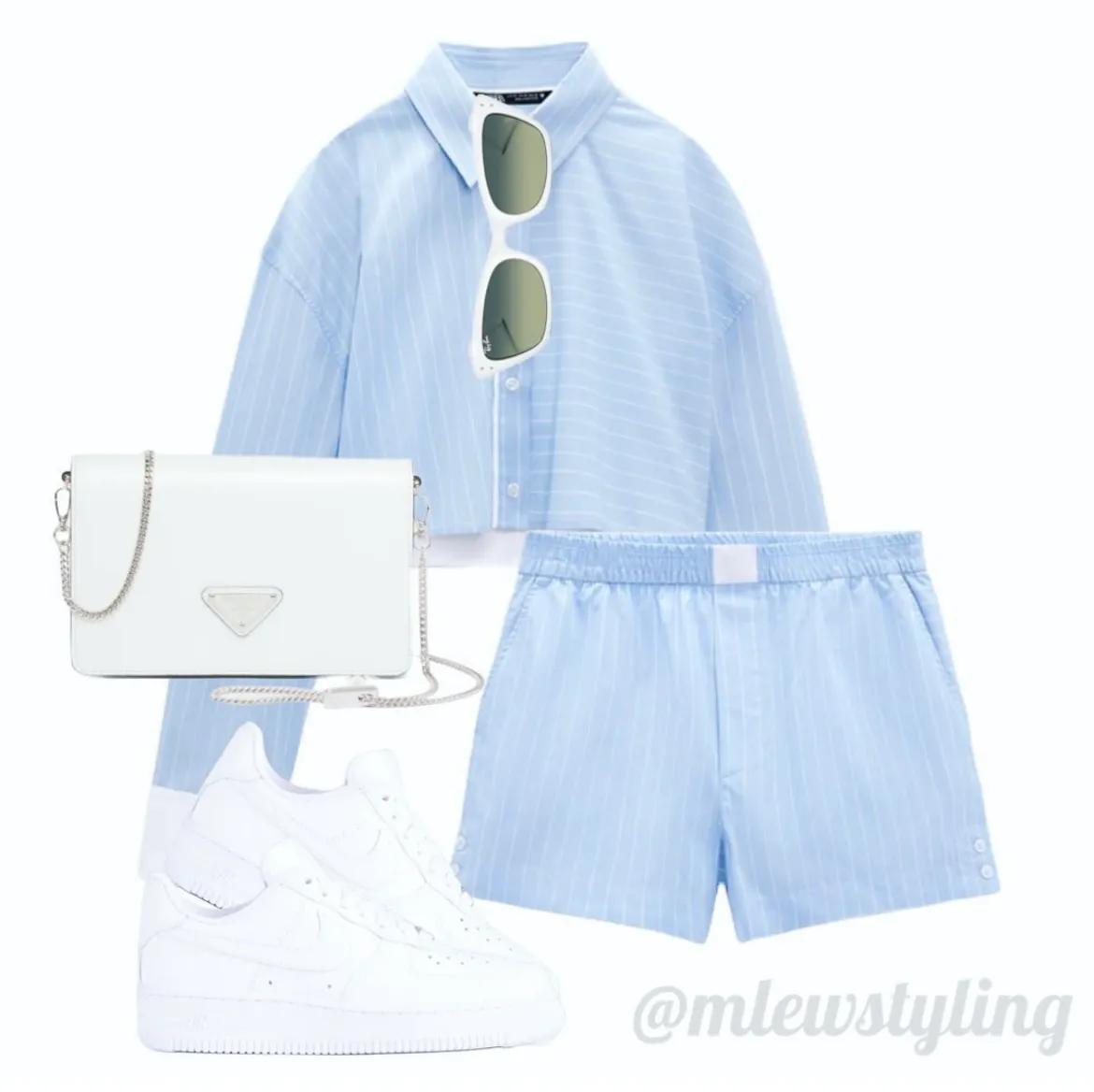 There are 7 sets of matching for a simple blue shirt, and the basic ...