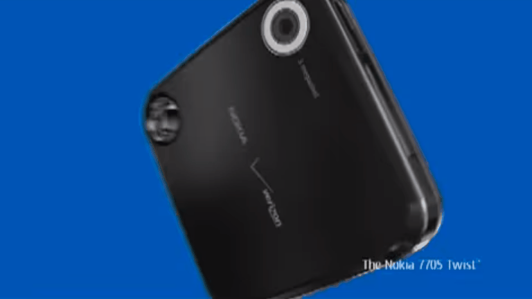 Weird Square Box - Motorola FlipOut and Nokia 7705 Phone - iNEWS