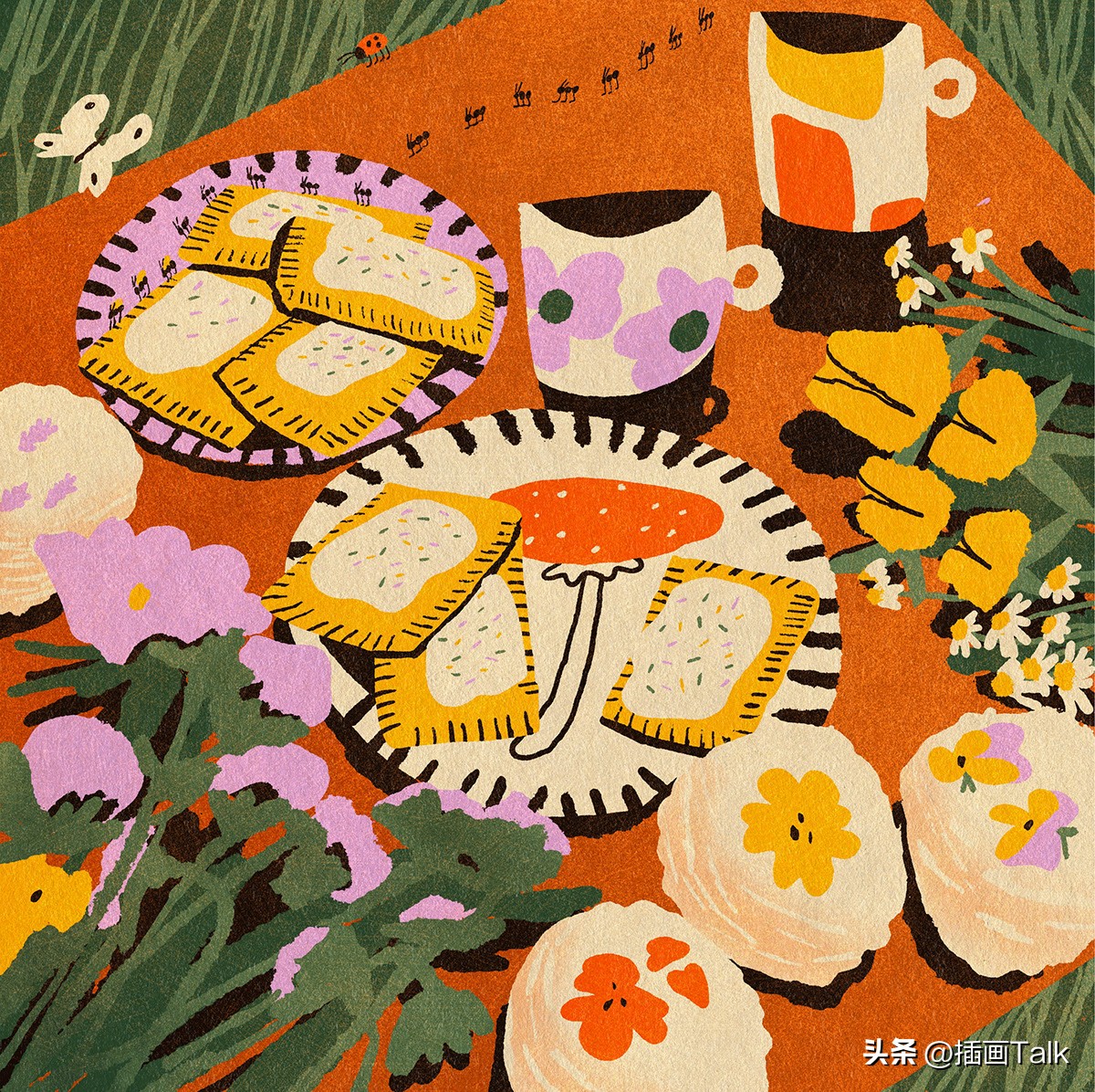 布達佩斯插畫師Enikő Katalin Eged，動力和強烈氛圍 - 資訊咖