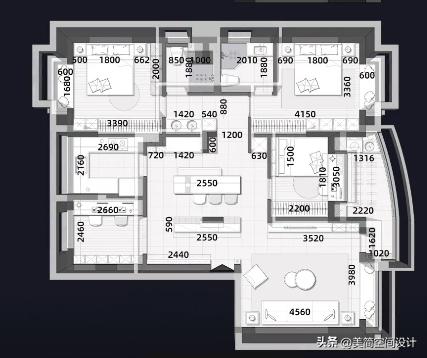 A 120-square-meter apartment is commonly used as a three-bedroom ...