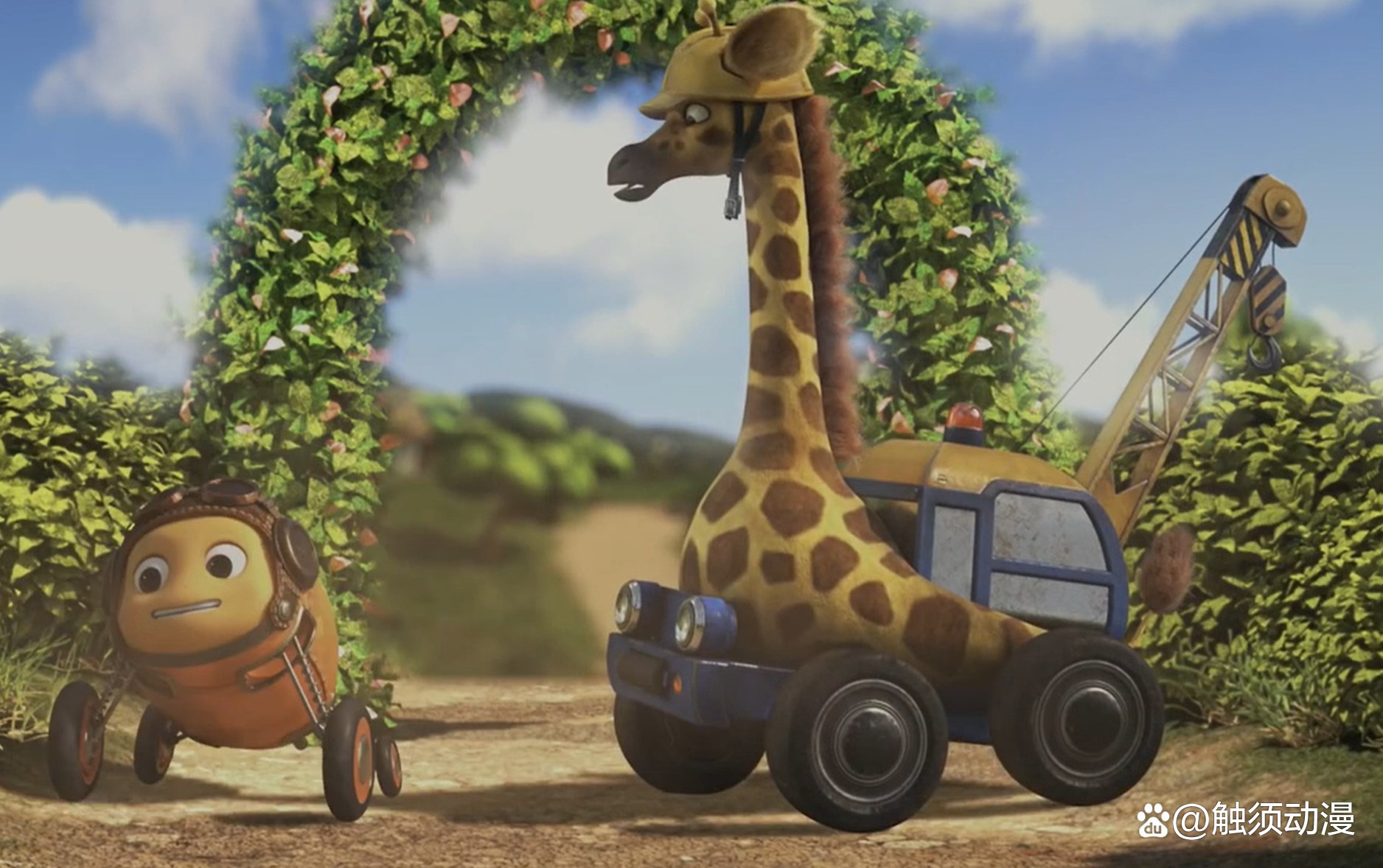 CCTV's 4K 3D animation "Ben Ben Little Speed Car" and the Japanese ...