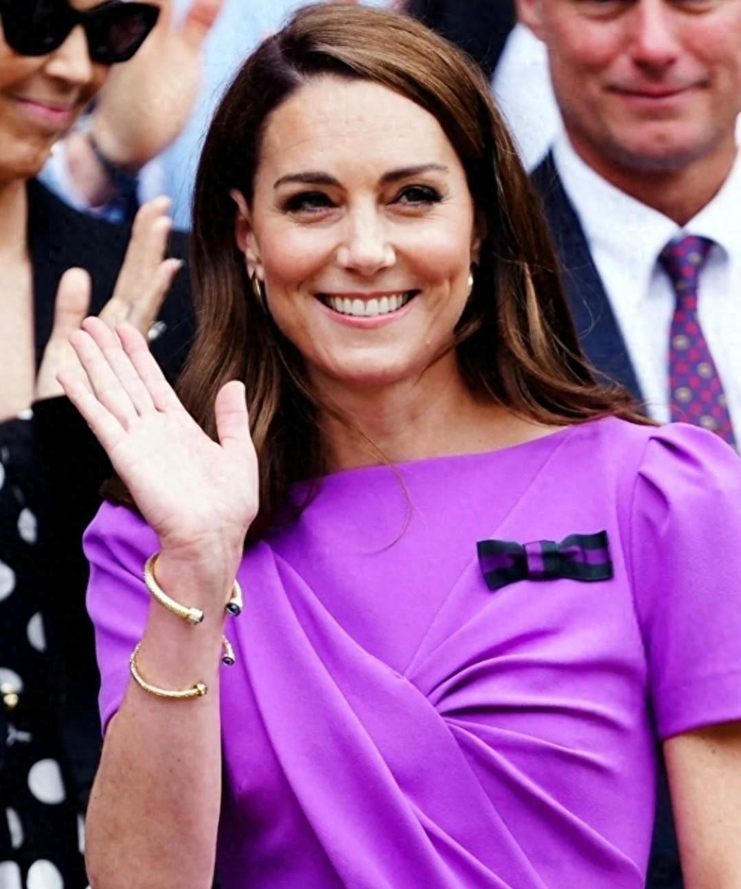 Jay Chou and Kunling watched the Wimbledon final with Princess Kate ...