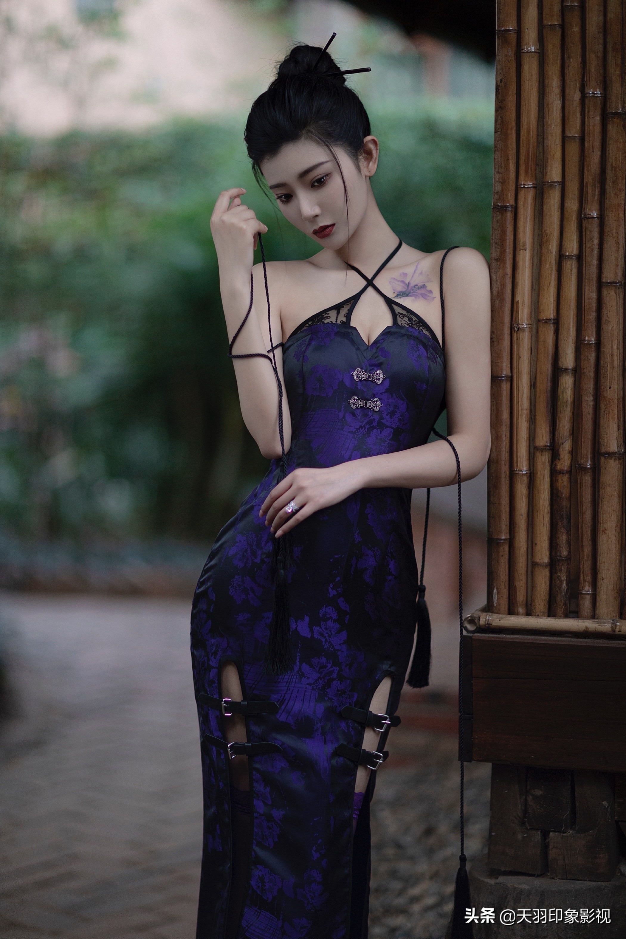 The latest photo of Wang Xingchen, a beautiful model with long legs in ...