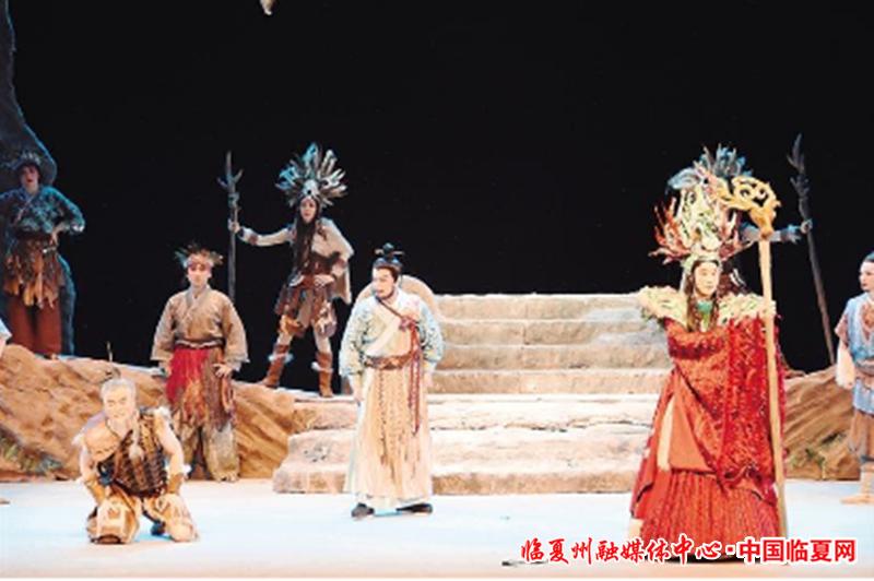 Long Opera "Dayu Controls the Water" sings "Flowers Linxia" - iNEWS