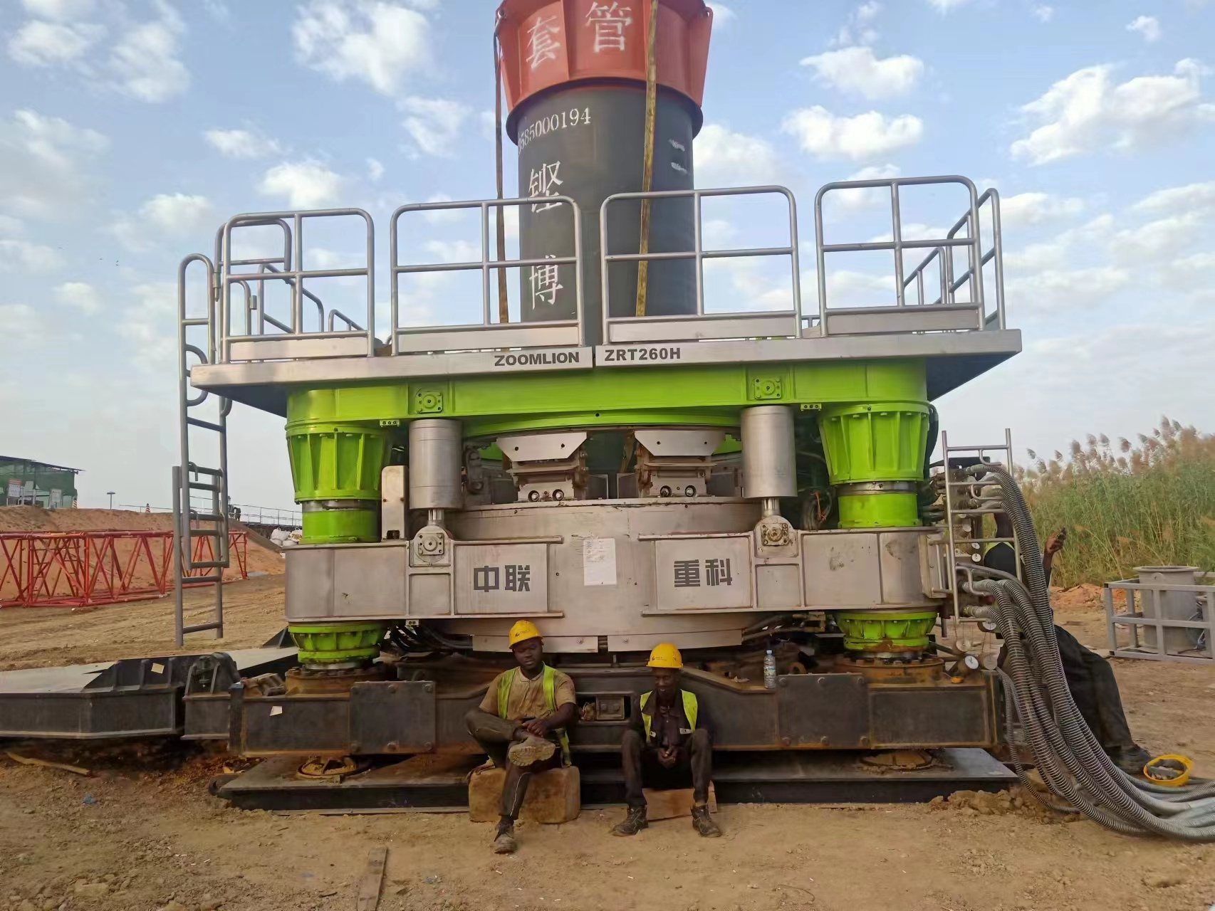African bridge building "drills" home! Zoomlion's equipment helps build ...