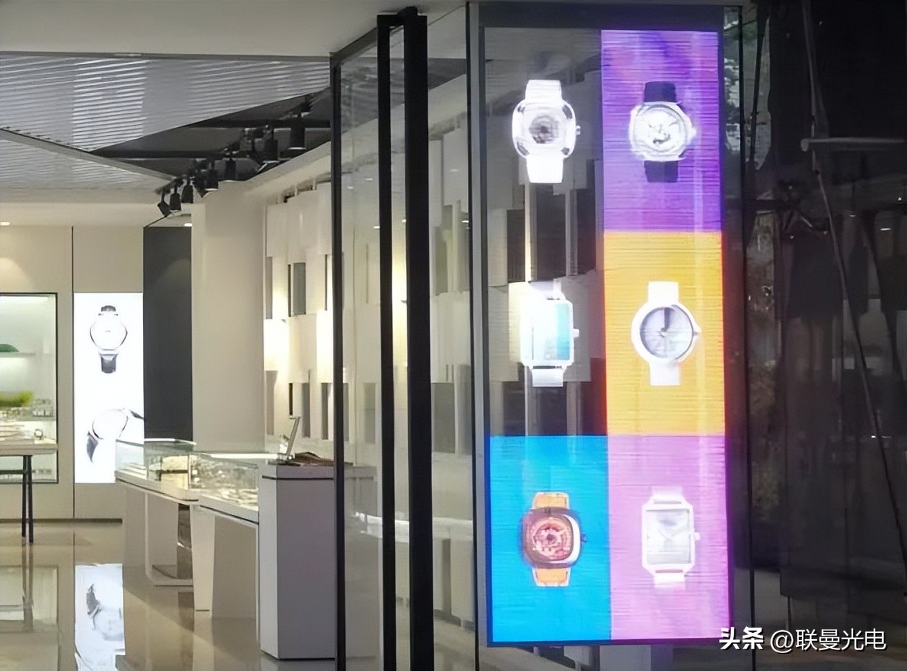 Application of photoelectric LED film screen in small and medium area ...