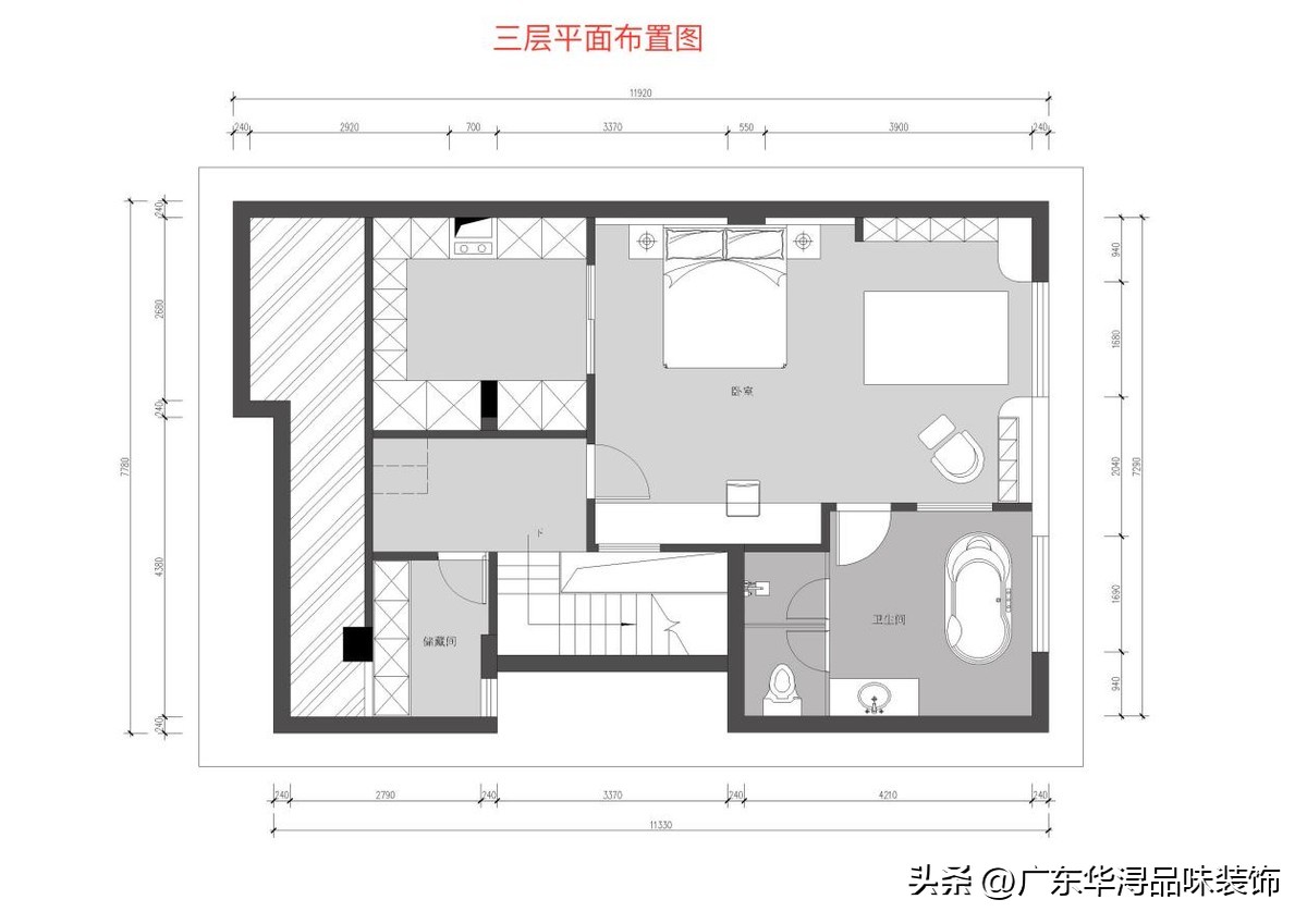 380 square meters of modern minimalist style, with a beveled loft ...