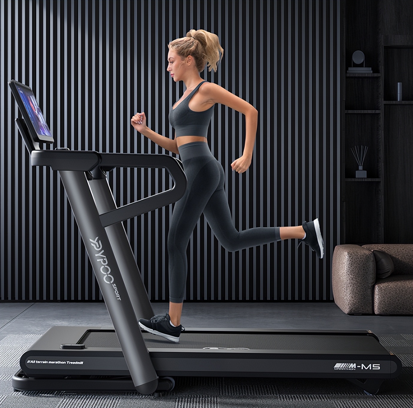 Yipao releases the first all-terrain M5 marathon treadmill - iMedia