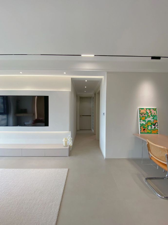 Poorly decorated 80-square-meter small apartment, the finished effect ...