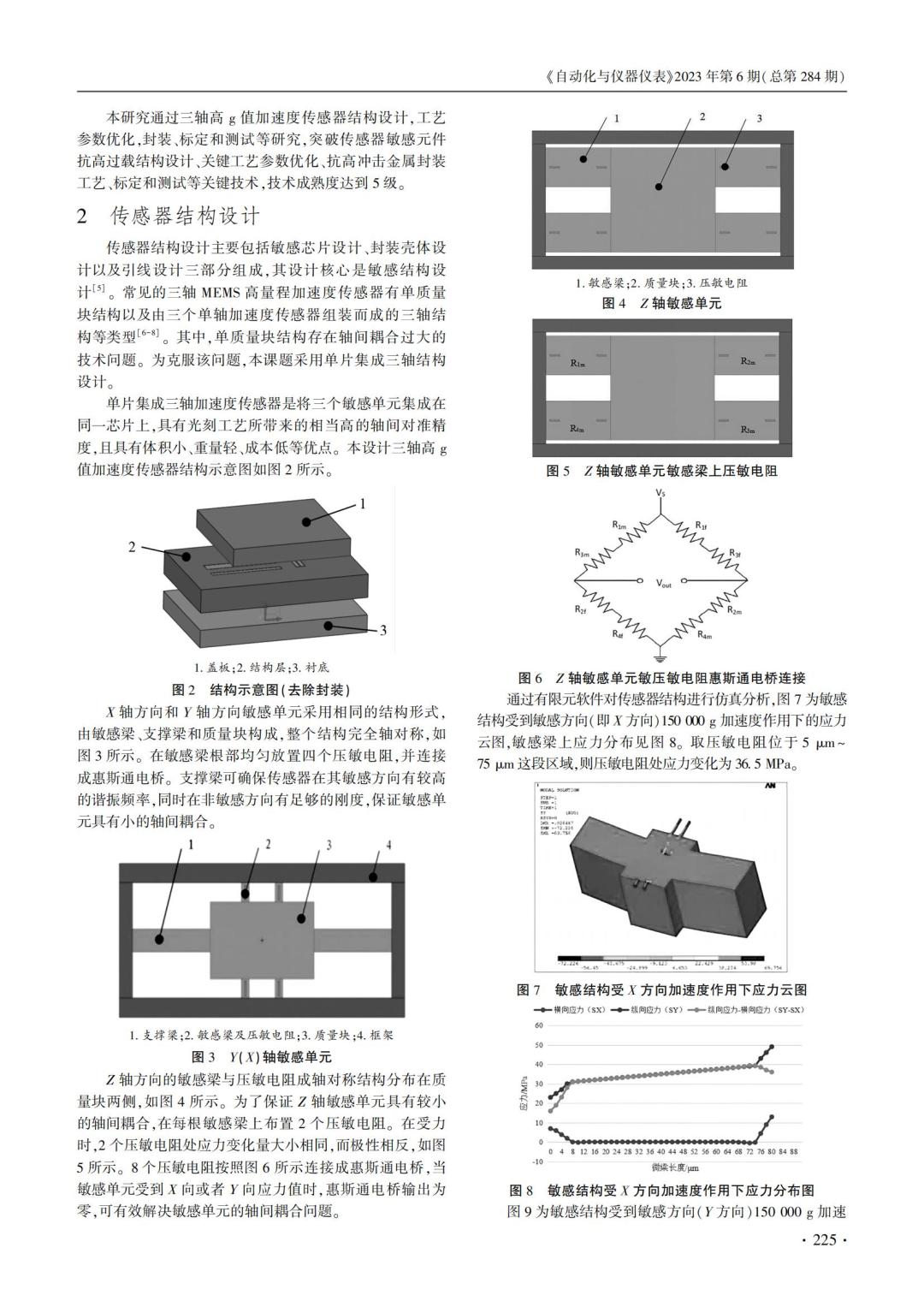 Research on Triaxial High-g MEMS Accelerometer Technology - iNEWS