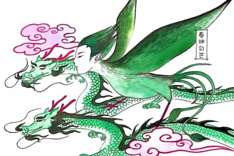 The God of Wood, God of Spring and God of the East in Folk Mythology ...