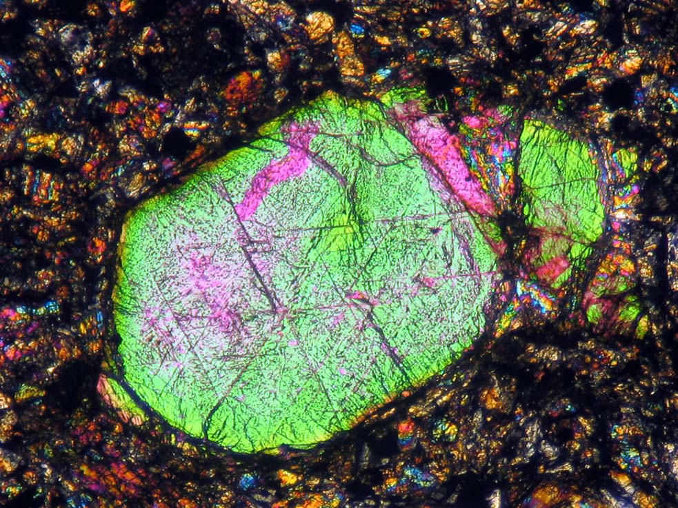 Tissint Martian meteorite flakes - iNEWS