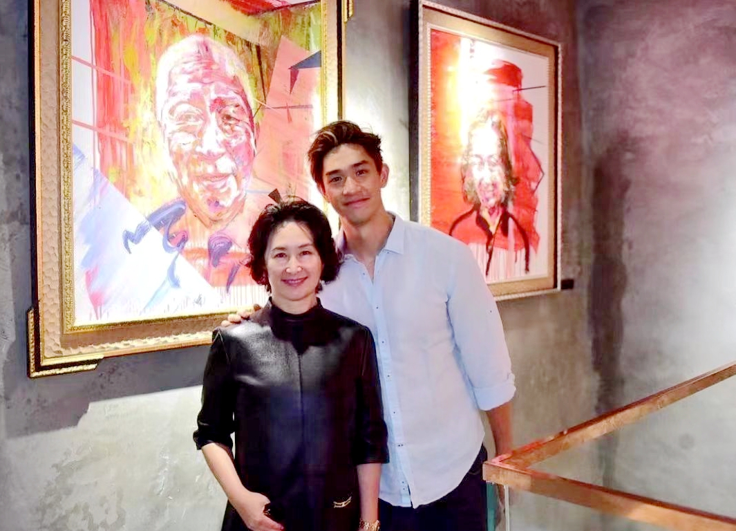 Wu Wanfang's son held an art exhibition, He Chaoqiong and Xu Jinheng Li ...