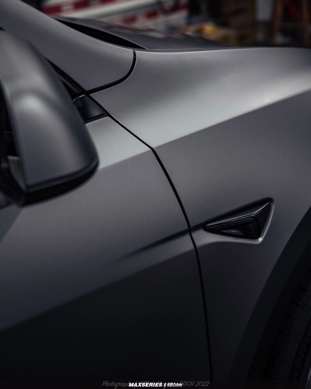 Tesla LB color change film original paint amg mountain ash, a ...