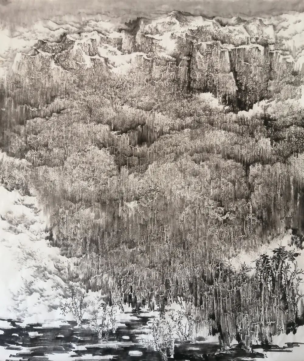 Famous painter Li Qinghai landscape painting exhibition - iMedia