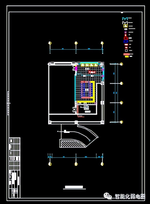 A set of detailed intelligent weak current system CAD drawings to share ...