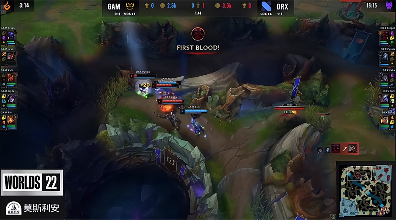 LOL-S12 group stage: DRX started the wild area with 0 for 3 dream takeoff, DRX defeated GAM by a ...