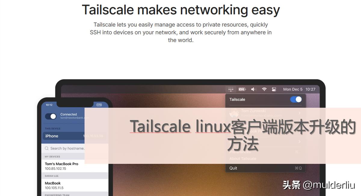 Tailscale linux客戶端版本升級的方法 - 頭條匯