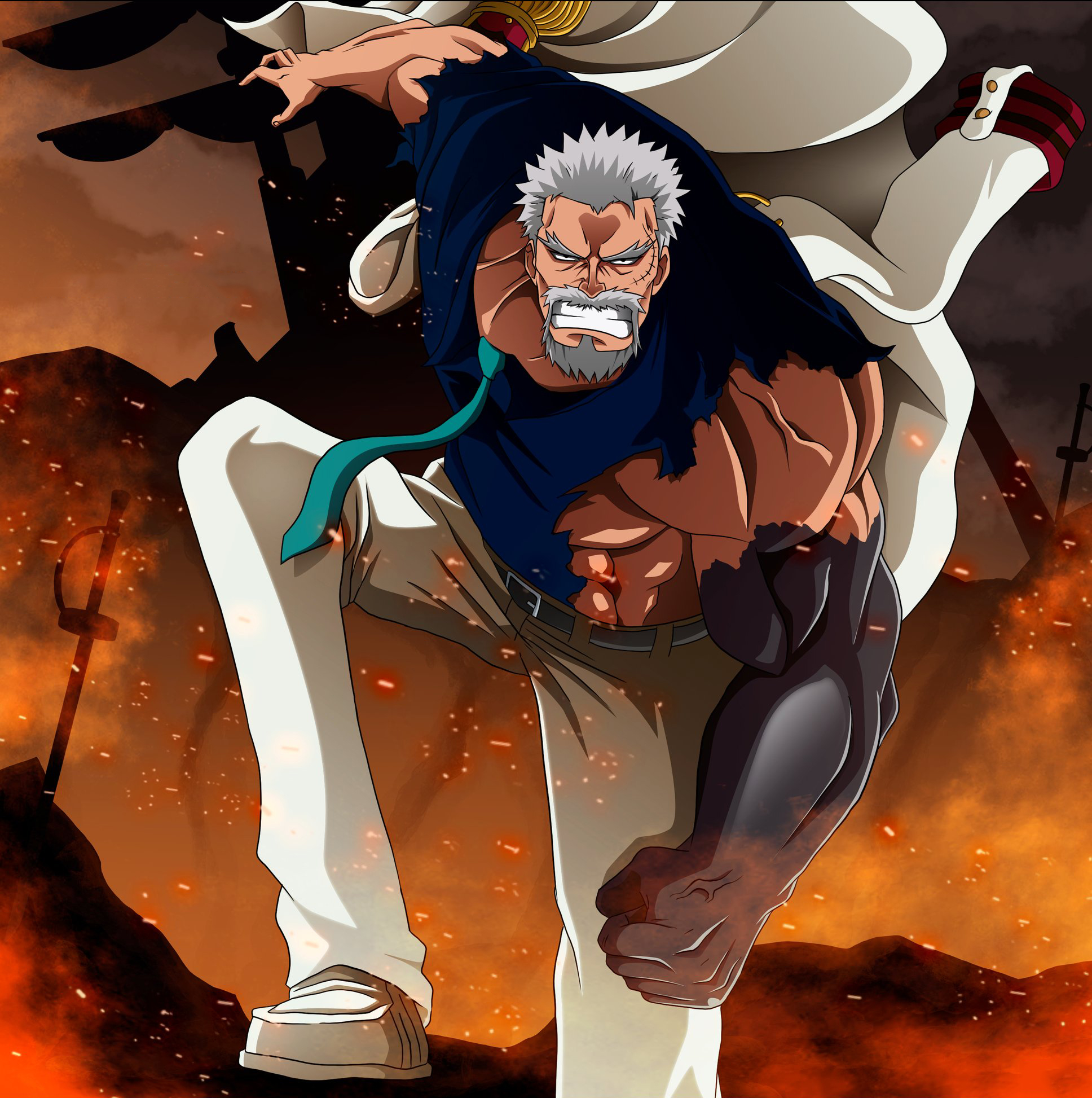 One Piece: How did Garp, who has no "domination", overwhelm the Rogers ...