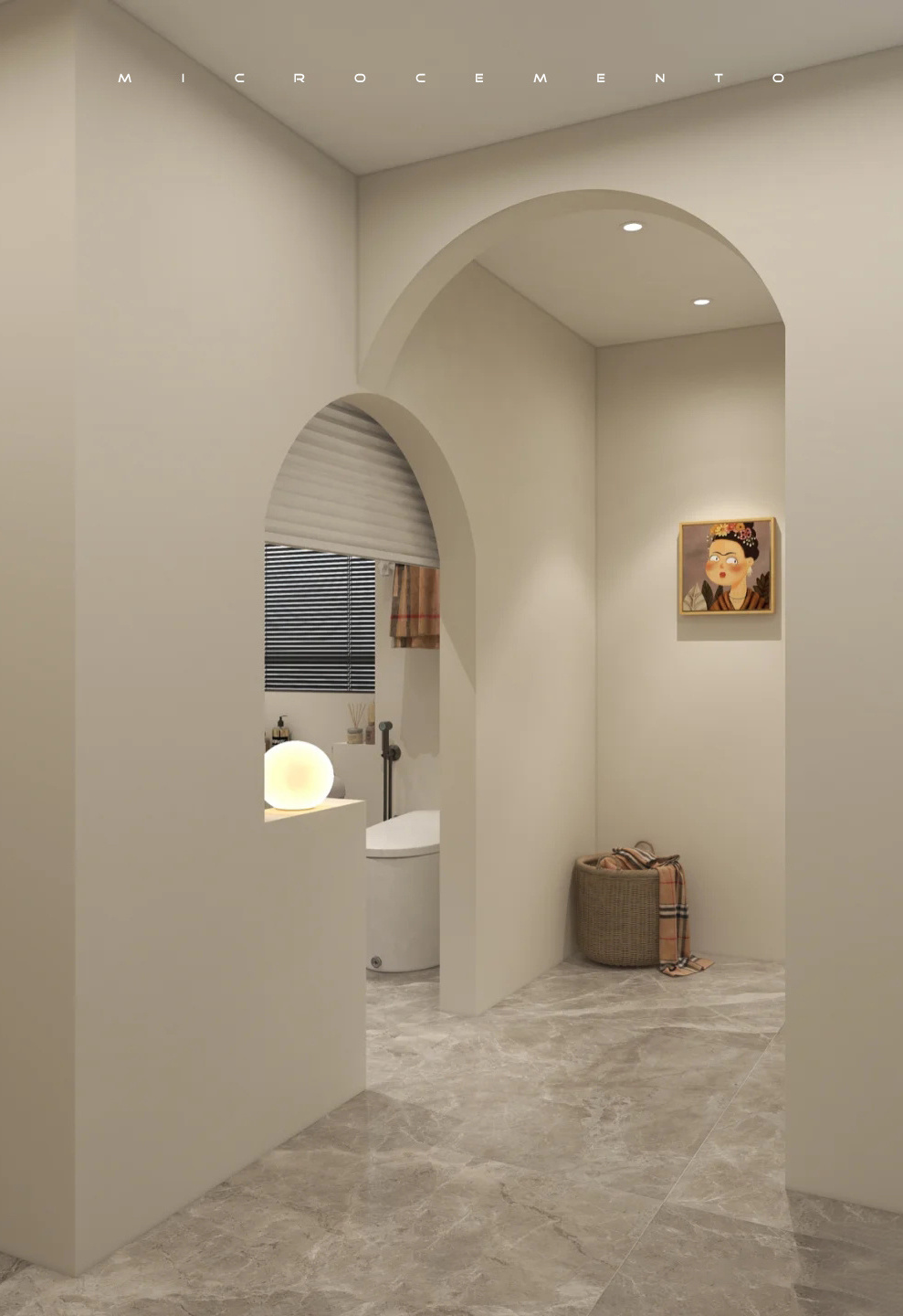 Healing Soft - Micro Cement Curved Shape - iNEWS