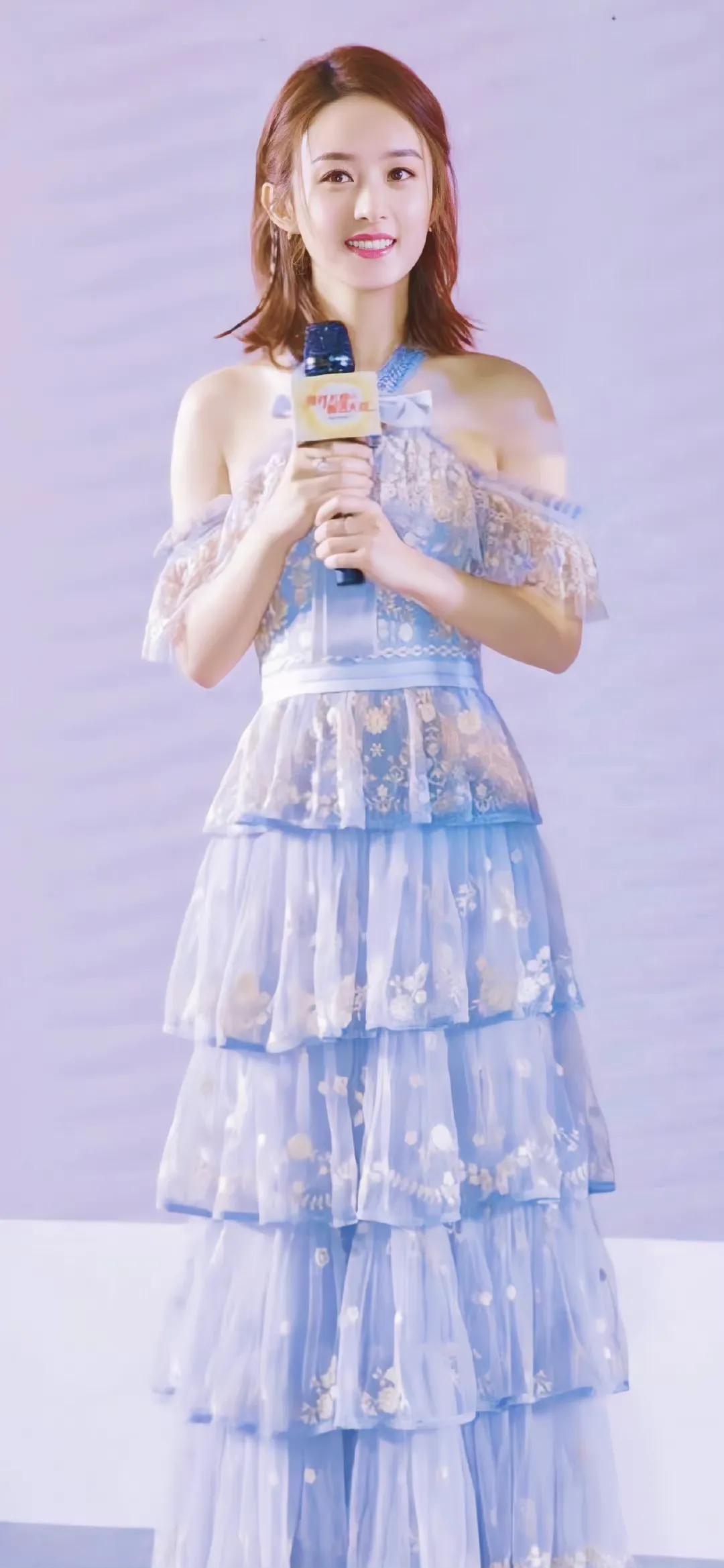 Zhao Liying, if you dress up to attend, I will follow you like Ying ...