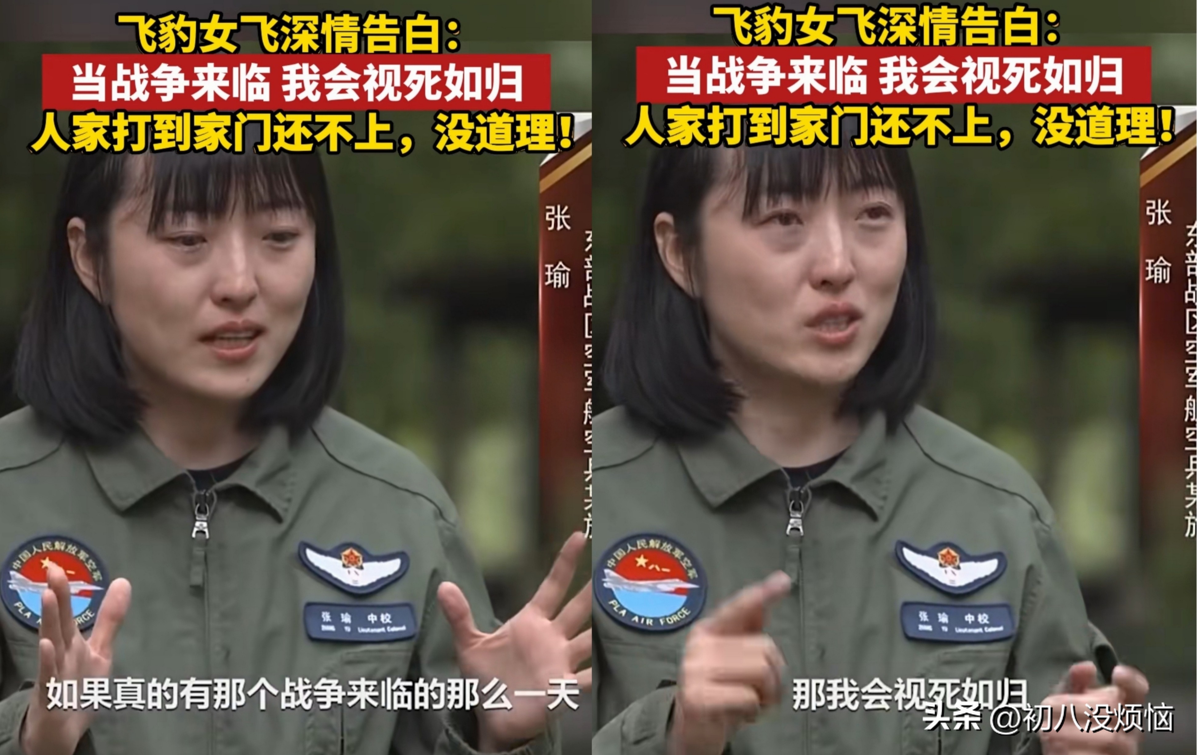 The female "Flying Leopard" pilot said with tears in her eyes: It doesn ...