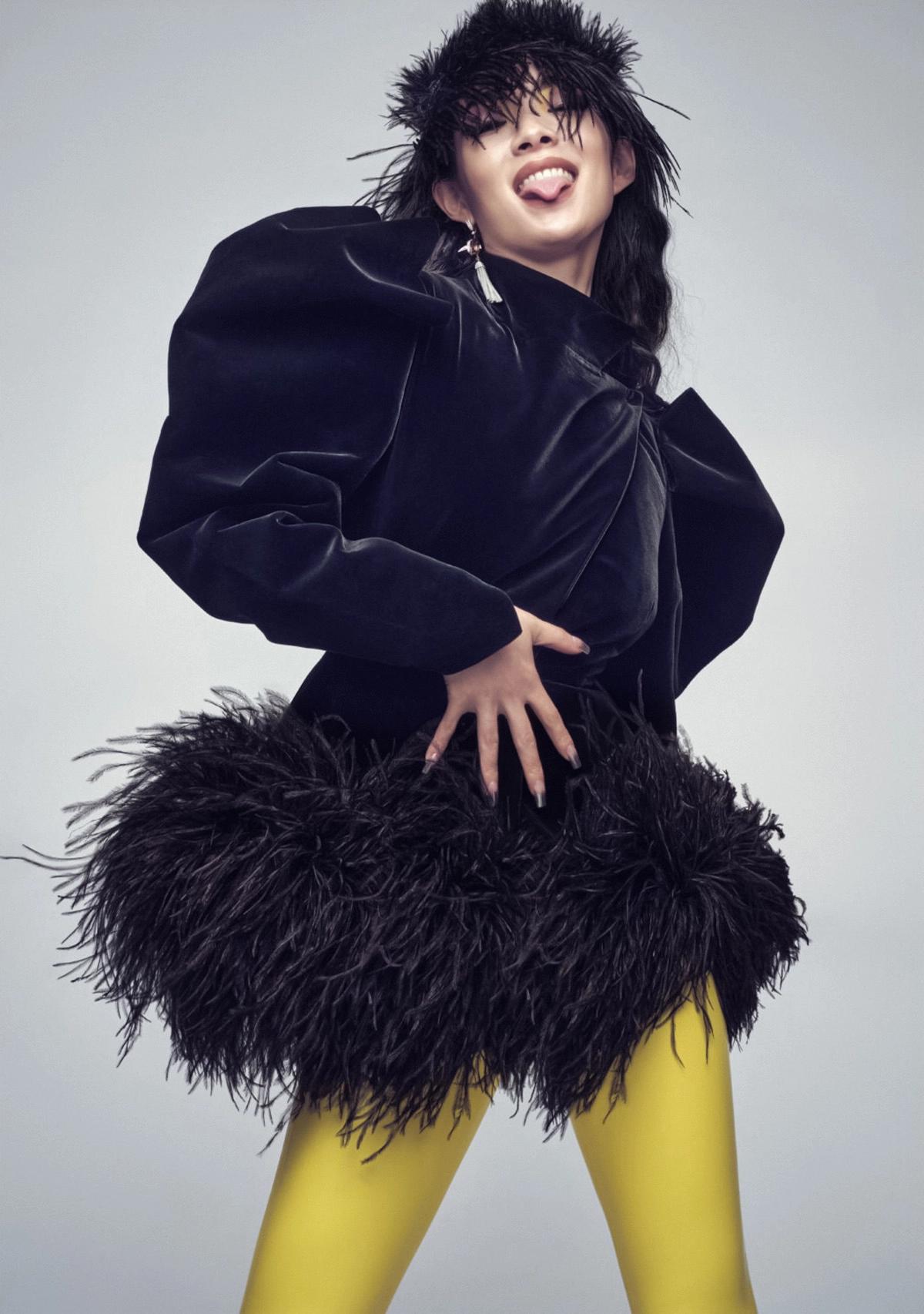 British Japanese singer Rina Sawayama shoots Elle fashion magazine - iNEWS