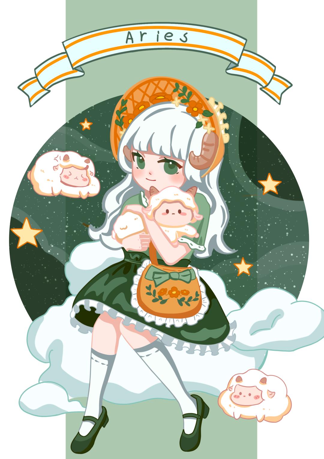 Princess illustration image of twelve constellations - iMedia