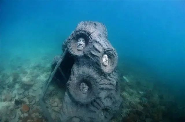Mysterious "human faces" appear on the seabed, does prehistoric ...