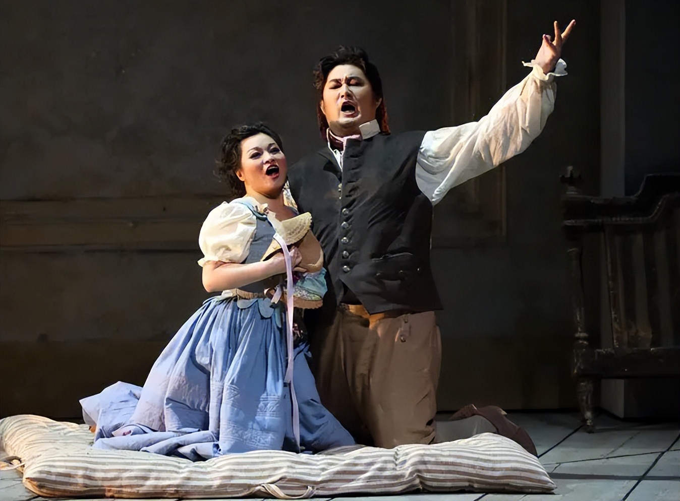 Opera "The Marriage of Figaro" character setting, color matching, stage ...