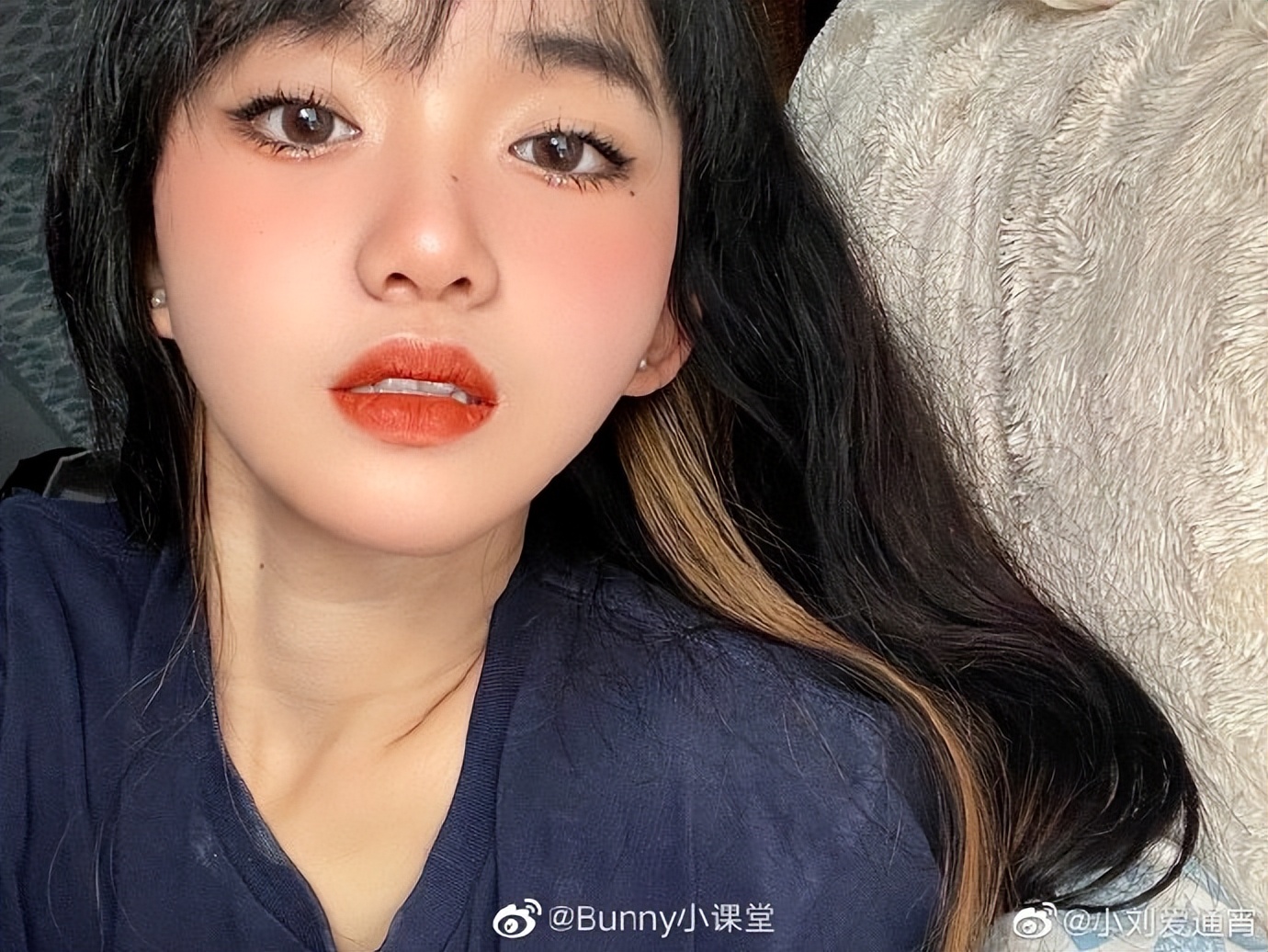 A recent photo of Liu Xinyu, who plays Princess Miyue in "The Legend of ...