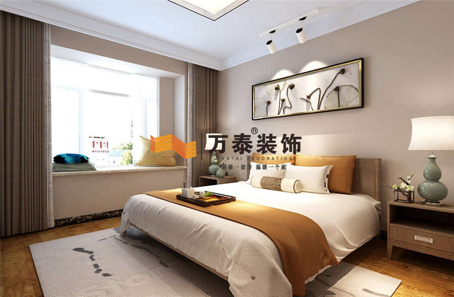 Jinan City China Resources Ziyun Mansion 115 flat new Chinese style ...