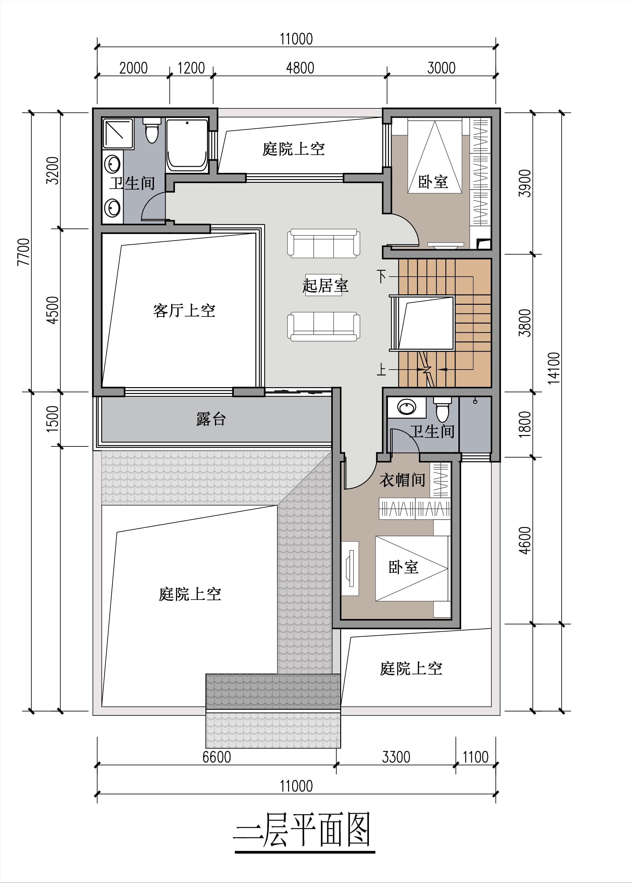 11 × 14 meters, covering an area of only 120 square meters, a Chinese ...