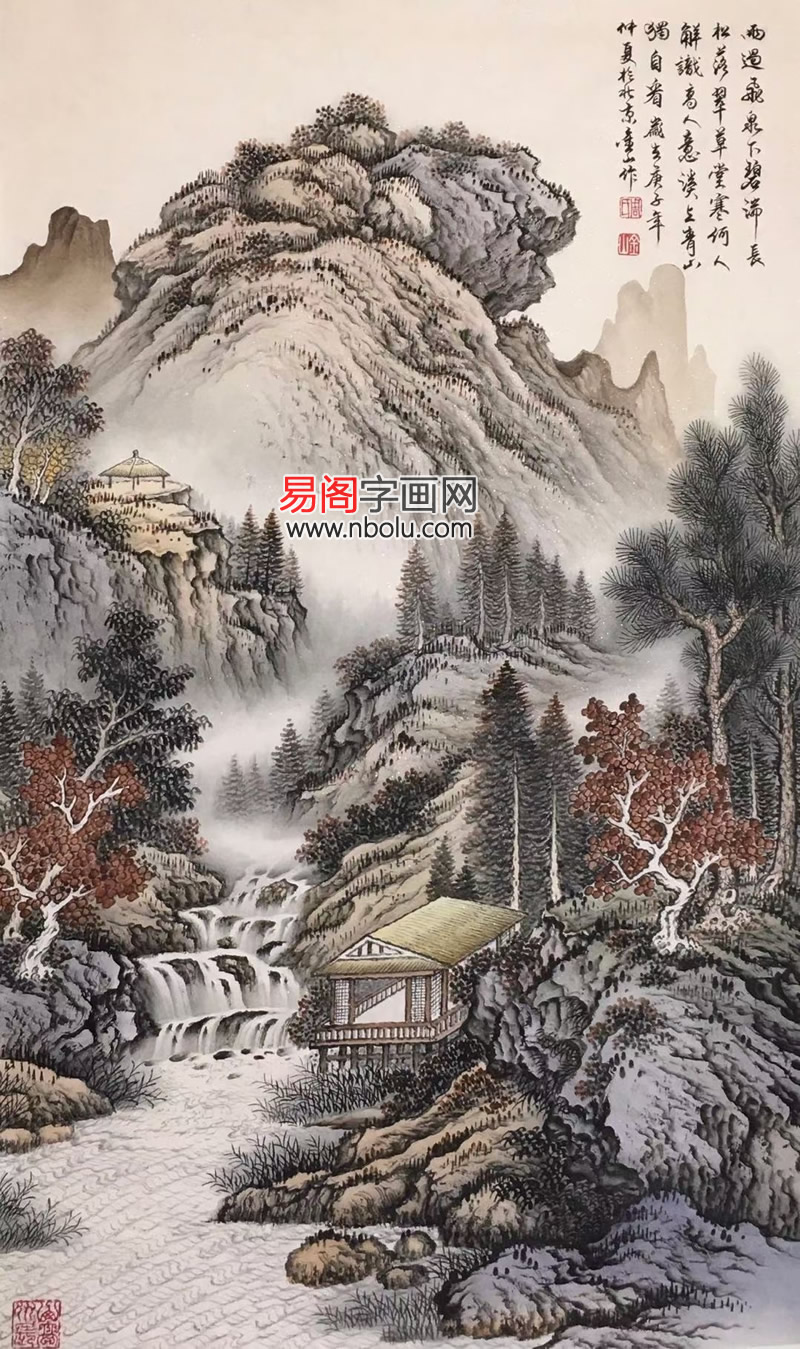 Zhou Jinshan's Landscape Works of the China Artists Association - iNEWS
